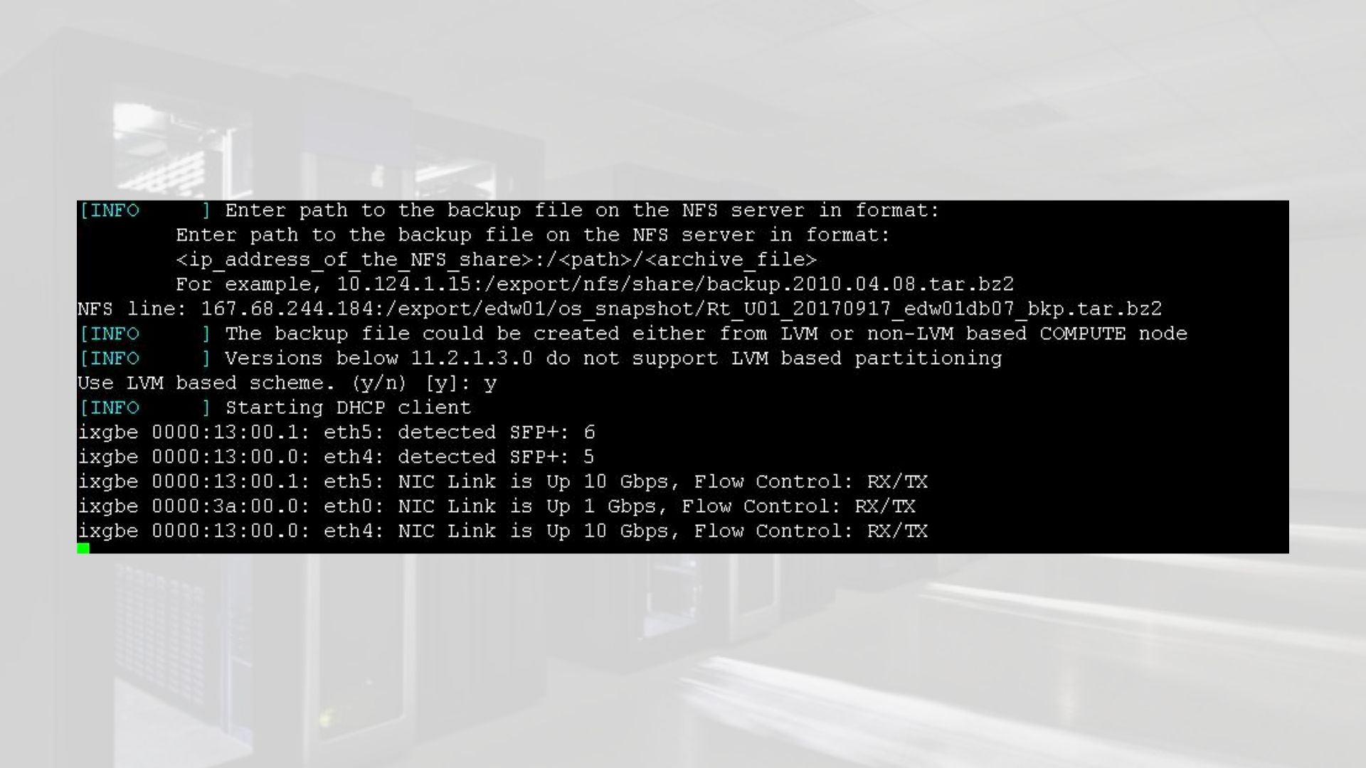How To Restore Compute Node From Snapshot Backup For Oracle Exadata 4809